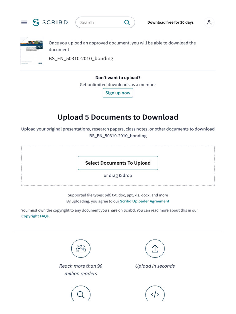 Upload A Document Scribd | PDF | Scribd | Software
