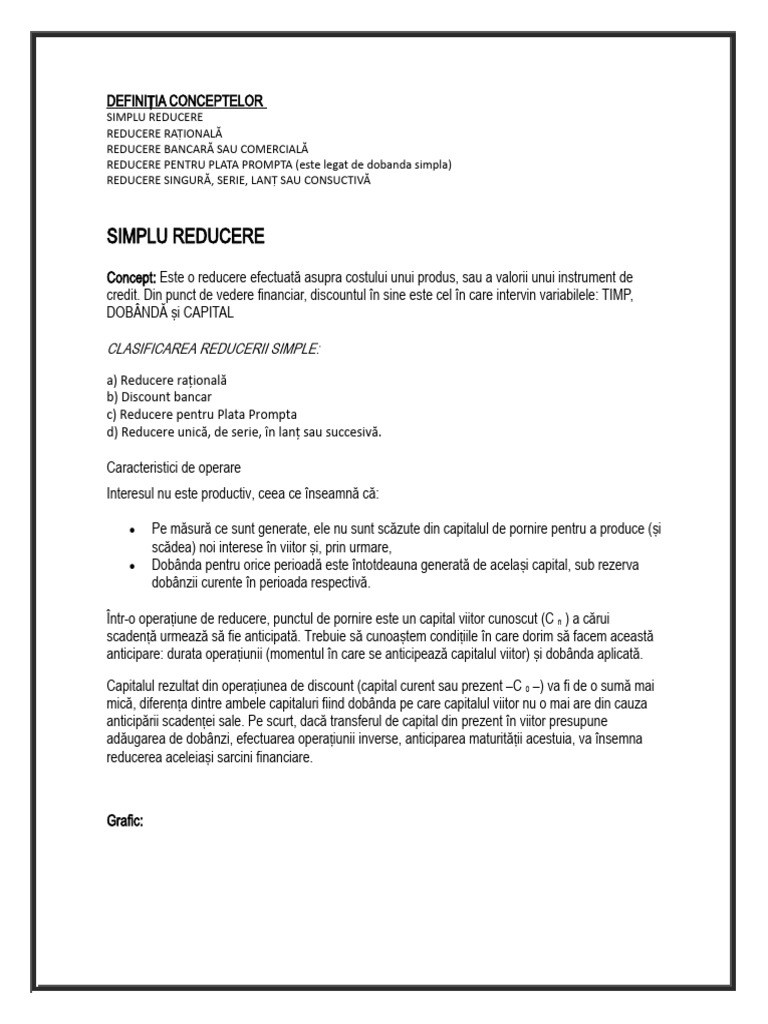 Tipuri de Reduceri | PDF