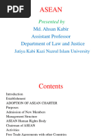 ASEAN Organizational Structure | PDF | Internal Audit | Economies