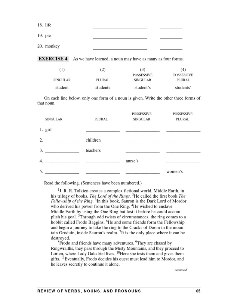 Grammar Exercises for Students | PDF | Verb | Syntax