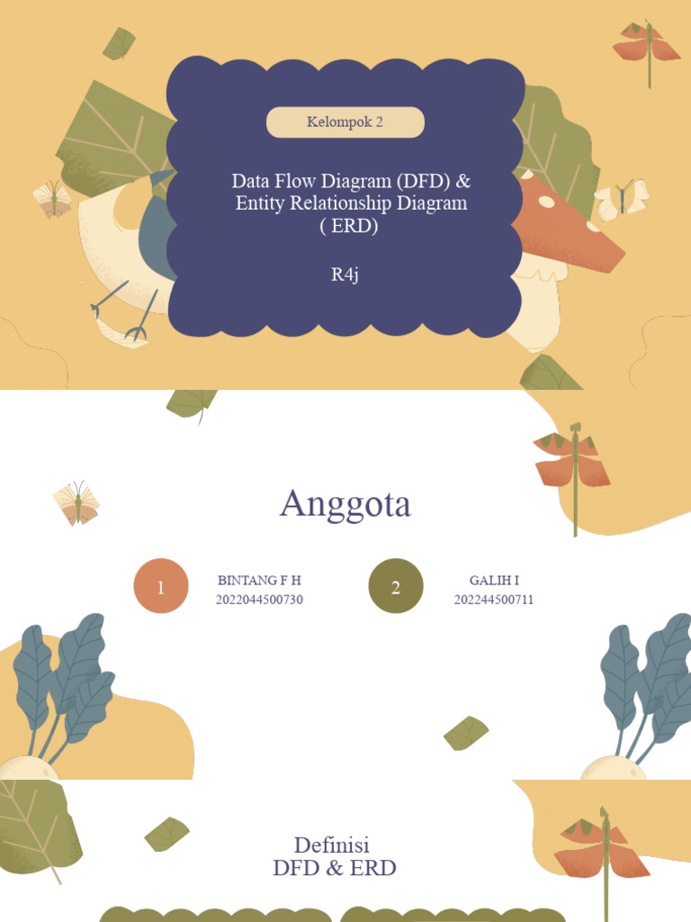Data Flow Diagram (DFD) & Entity Relationship Diagram (ERD) | PDF
