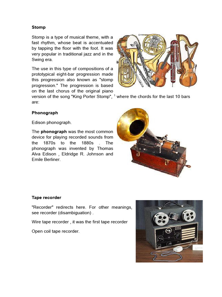 15 Sound Inventions 2 | PDF | Sound Recording And Reproduction | Phonograph