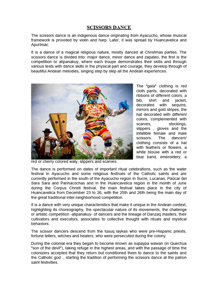 Scissors Dance | PDF | Dances