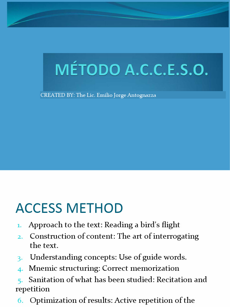 METHOD Access | PDF | Semantics | Communication