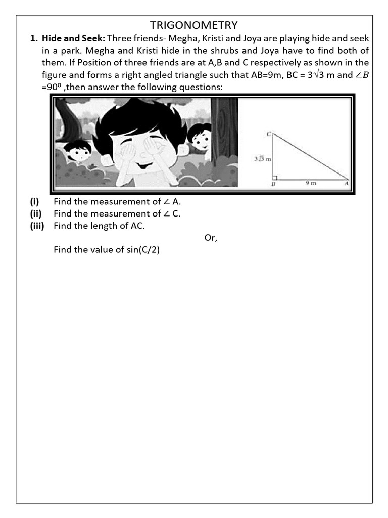 Trigonometry Problems and Solutions | PDF | Euclidean Plane Geometry | Geometry