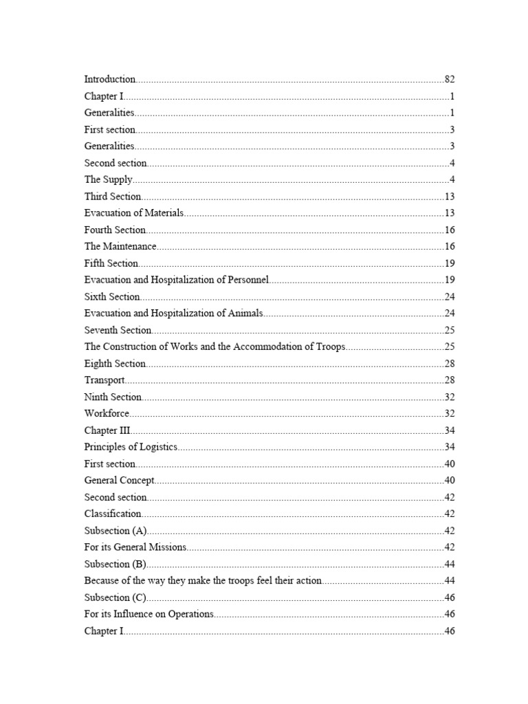 Military Logistics Manual | PDF | Logistics | Warfare