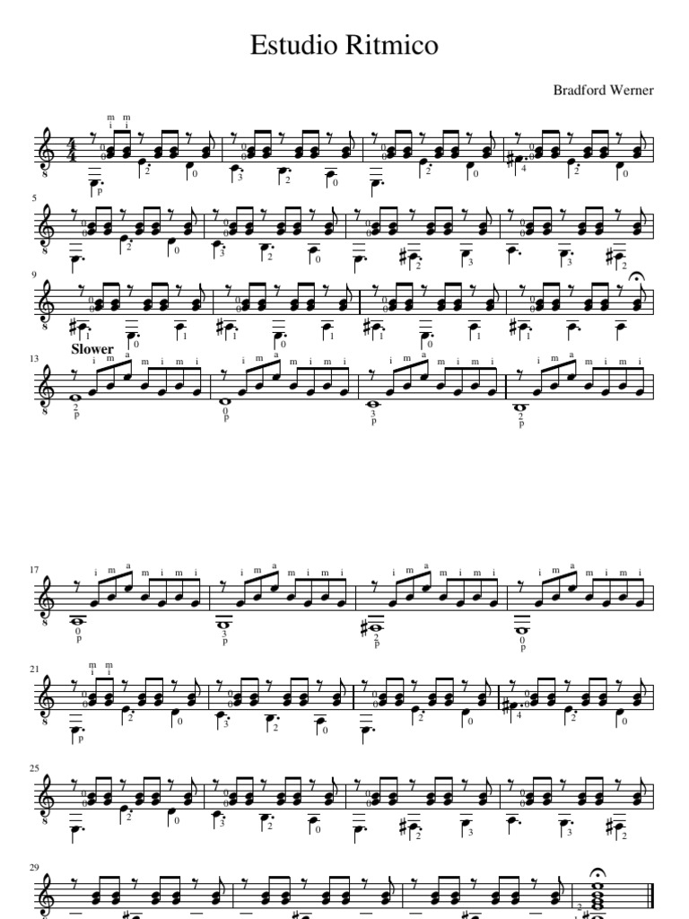 Estudio Ritmico | PDF