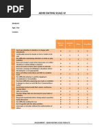 Barkley Adult Adhd Rating Scale | PDF | Self-Improvement