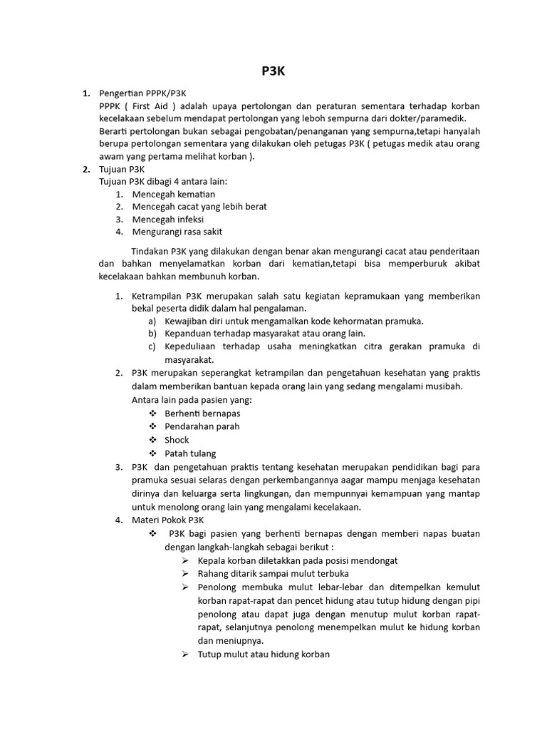 Pengertian PPPK/P3K | PDF