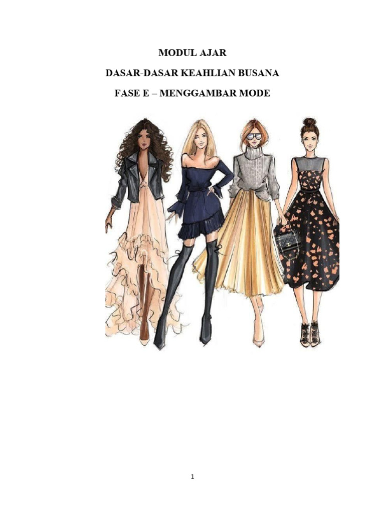 Modul Ajar 6 Menggambar Mode | PDF