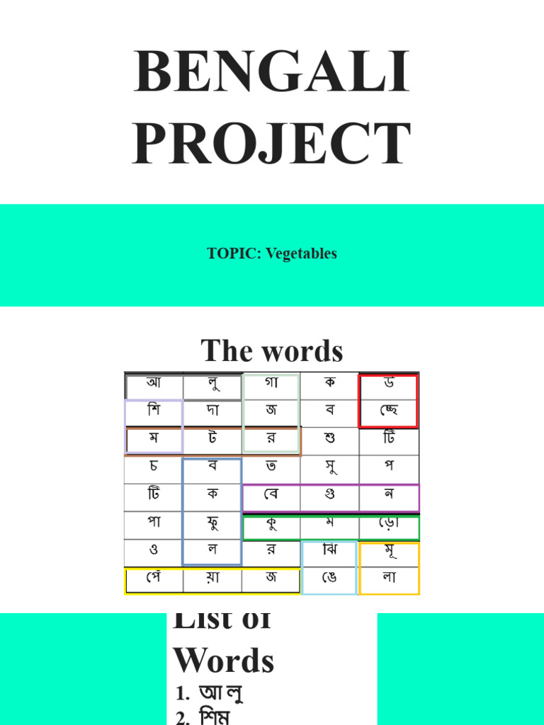 Bengali Project | PDF