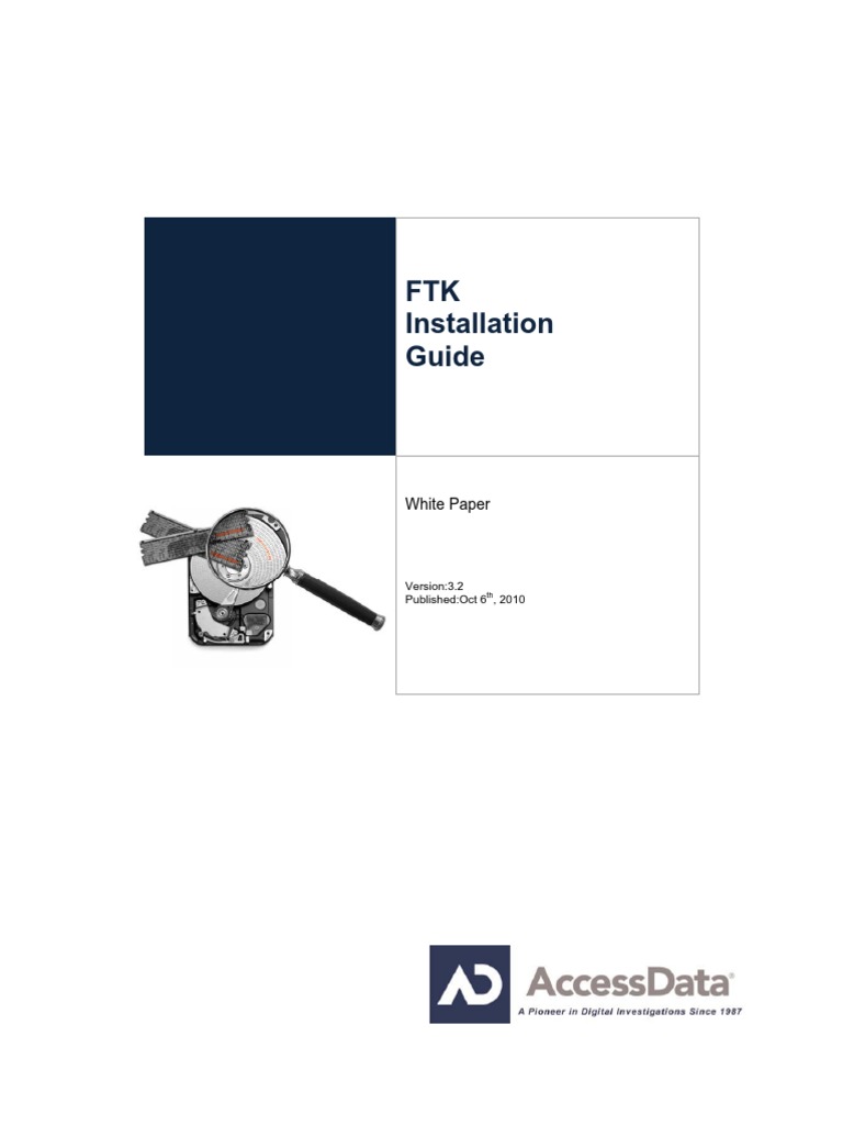 FTK InstallGuide | PDF | Oracle Database | Installation (Computer Programs)