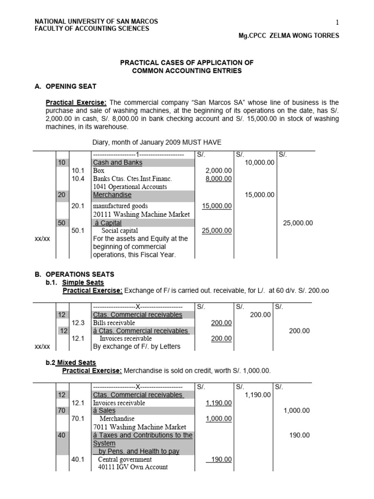 Practical Cases Seats | PDF | Depreciation | Insurance