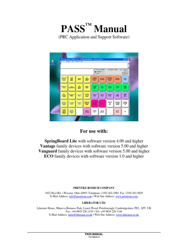 Pass Manual: (PRC Application and Support Software) | Download Free PDF | Computer File | Icon ...
