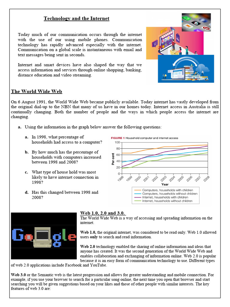 Technology and The Internet | PDF | Internet | World Wide Web