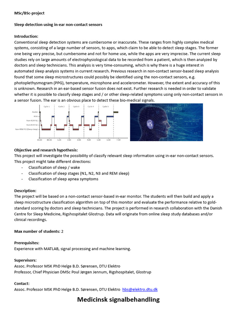 068 - Sleep Detection Using in Ear Non Contact Sensors | PDF | Sleep