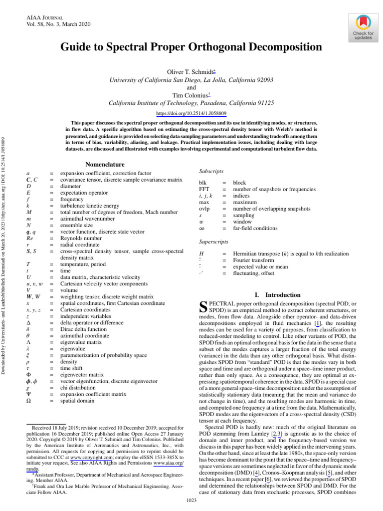 Schmidt 2020 | PDF | Eigenvalues And Eigenvectors | Tensor