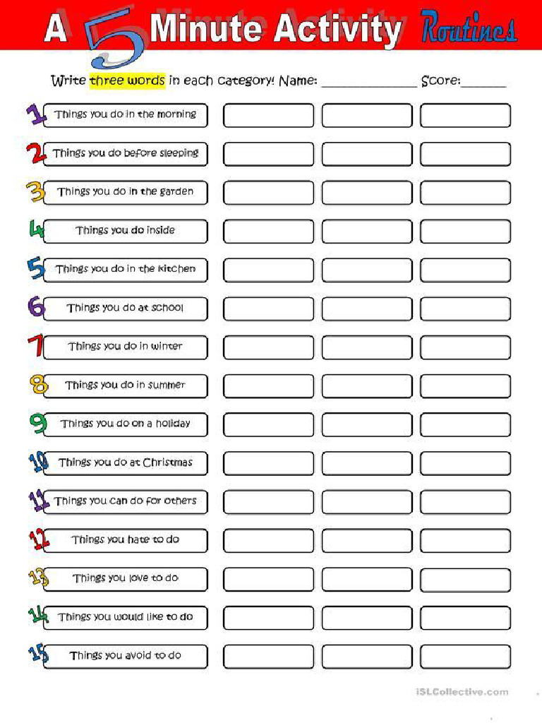 Routines | PDF