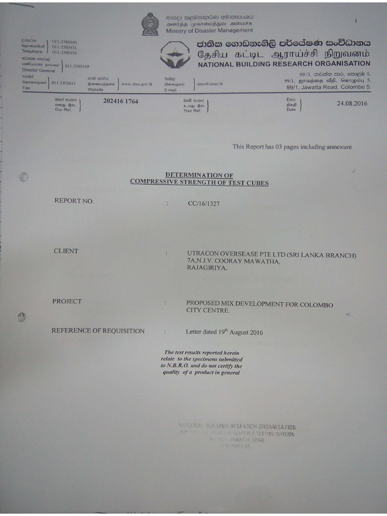 PT Test Reports | PDF