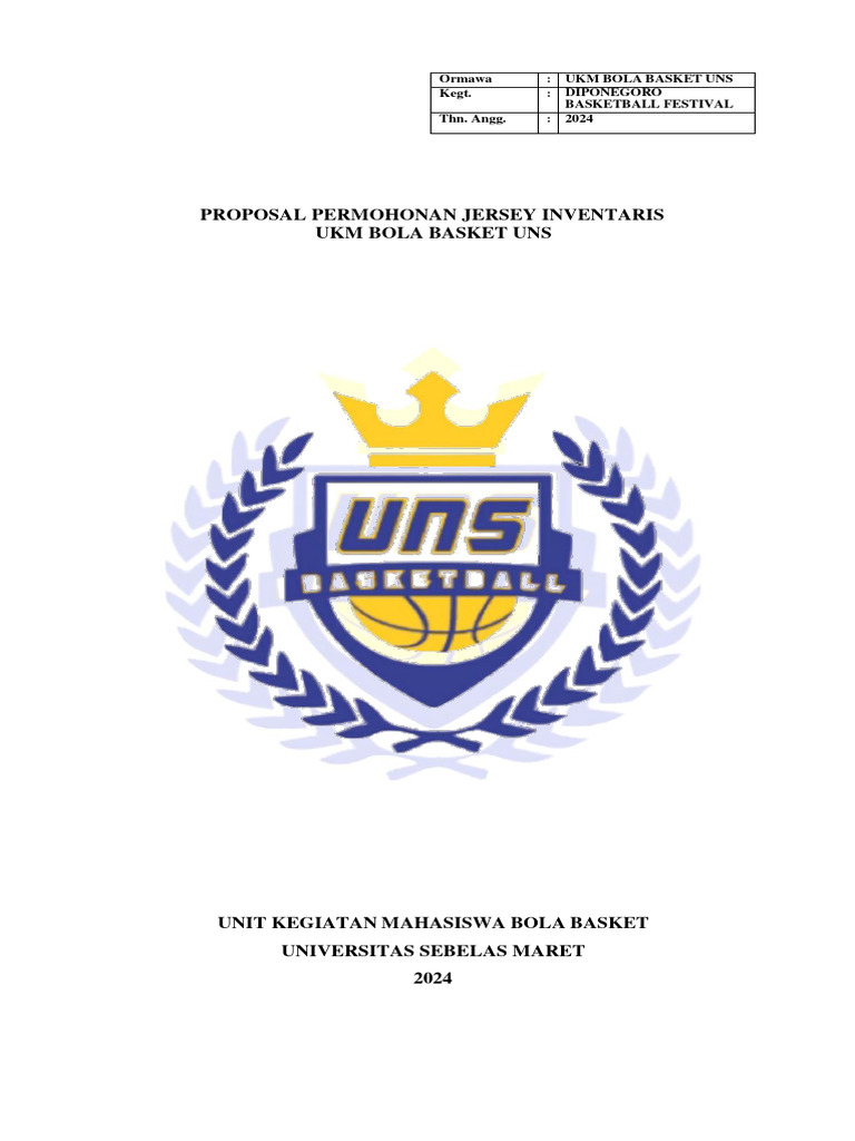 Proposal Jersey 6 | PDF