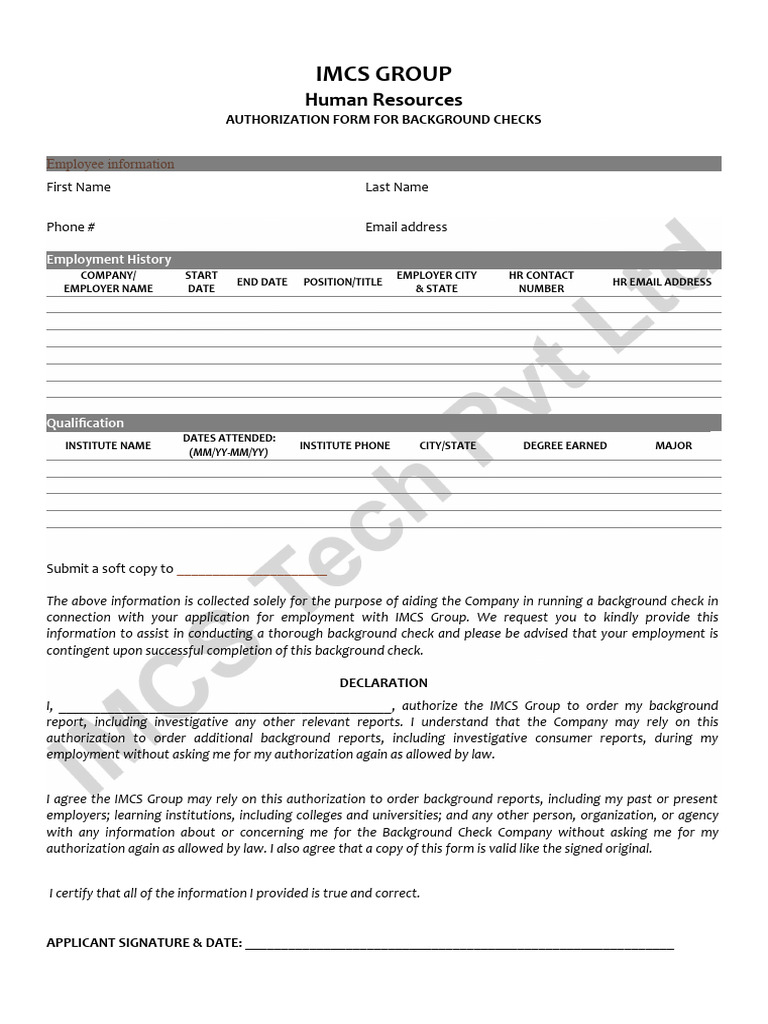 BGC Consent Form | PDF