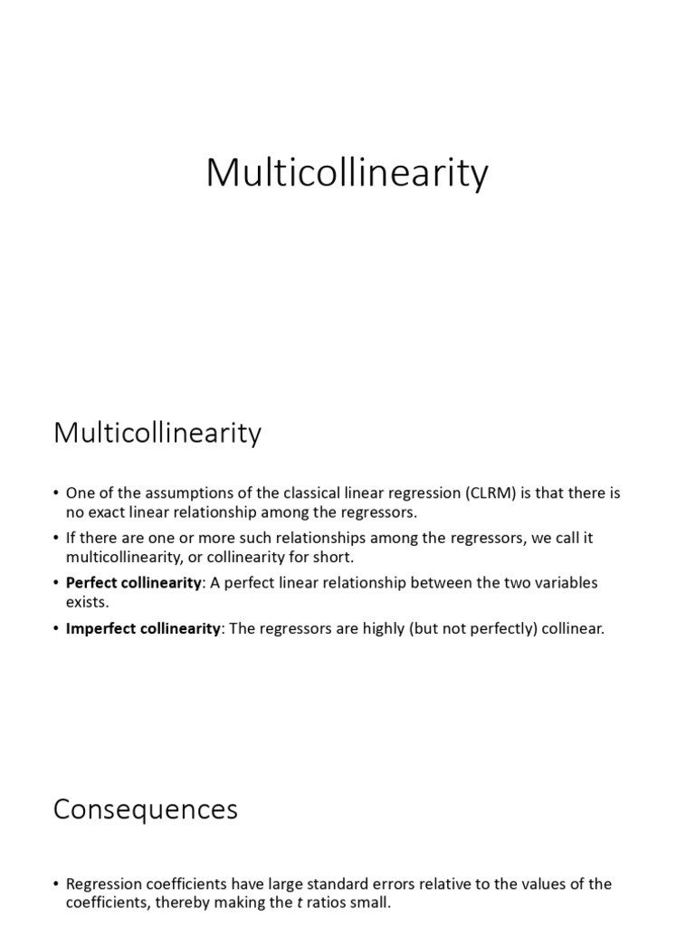 Index | PDF | Multicollinearity | Linear Regression