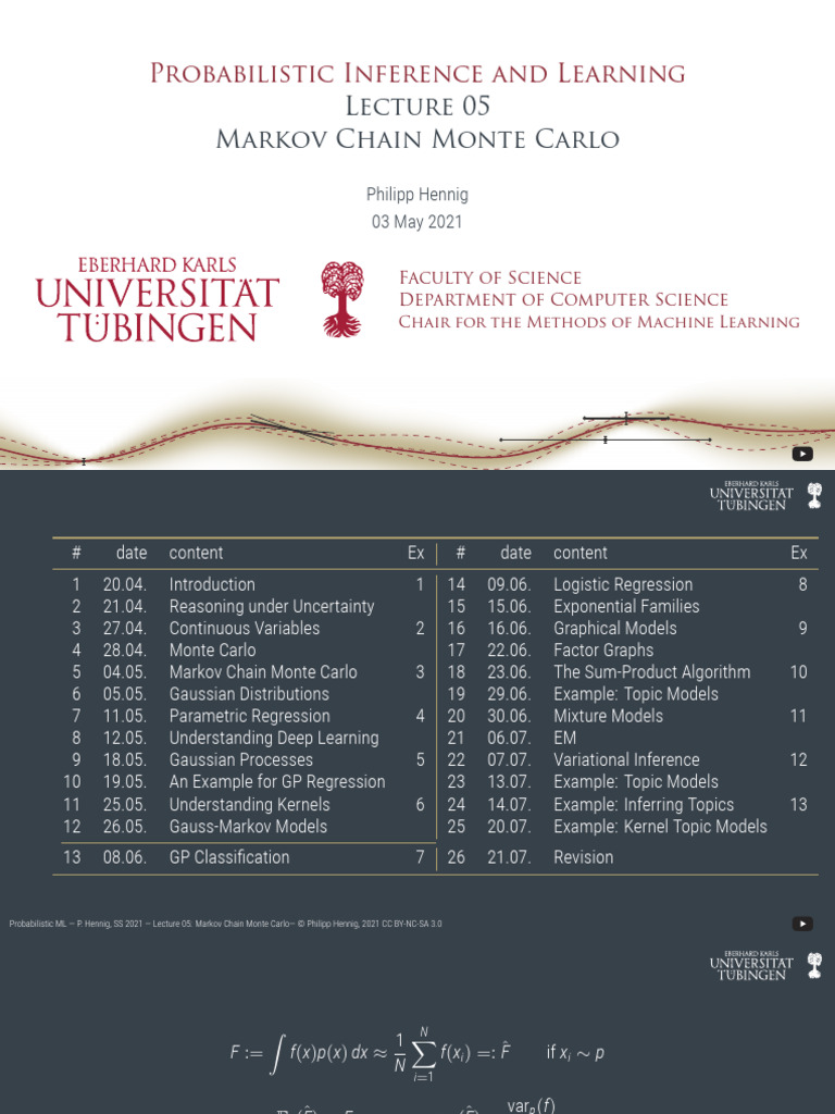 05 MCMC | Download Free PDF | Monte Carlo Method | Algorithms