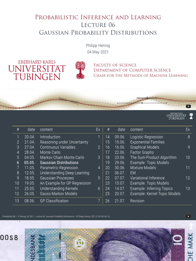 Gaussian Probability Distributions Explained | PDF | Normal Distribution | Statistical Theory