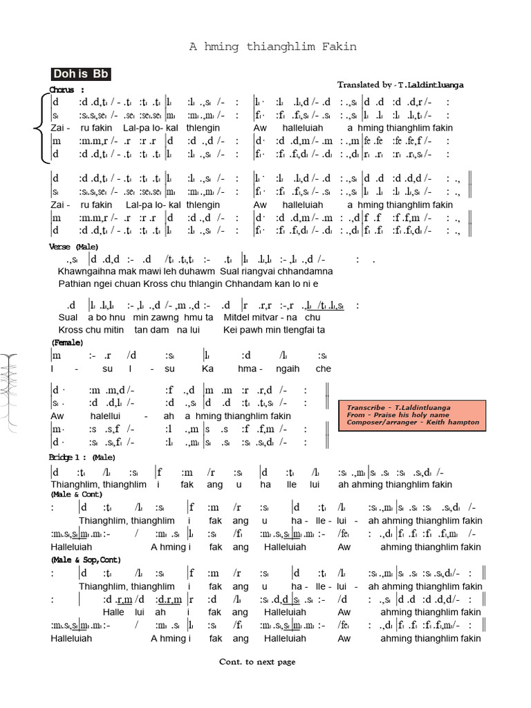 A Hmingthianghlim Fakin - 1 | PDF | Foreign Language Studies