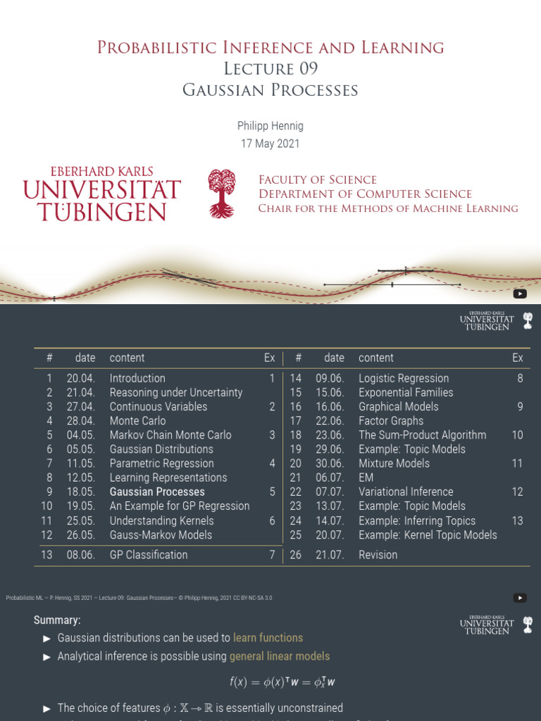 Tungban Probabilistic ML 2021 - Lecture09 | PDF | Statistical Theory | Applied Mathematics