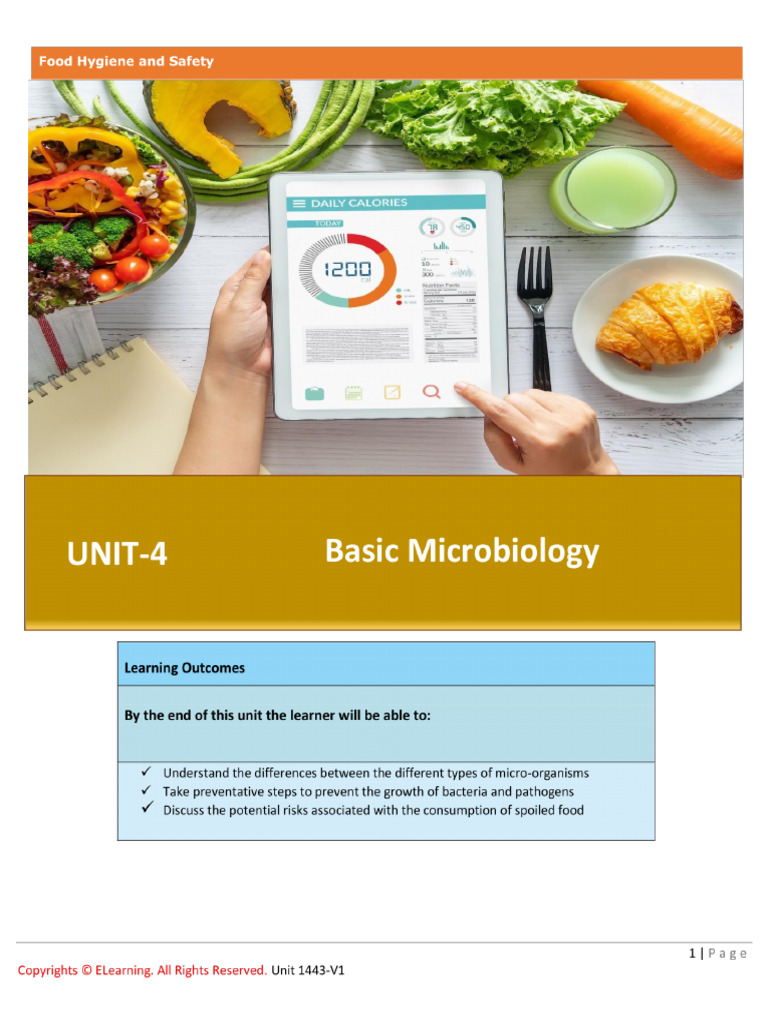 Unit 4 Basic Microbiology | PDF