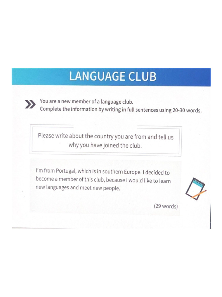 Language Club | PDF