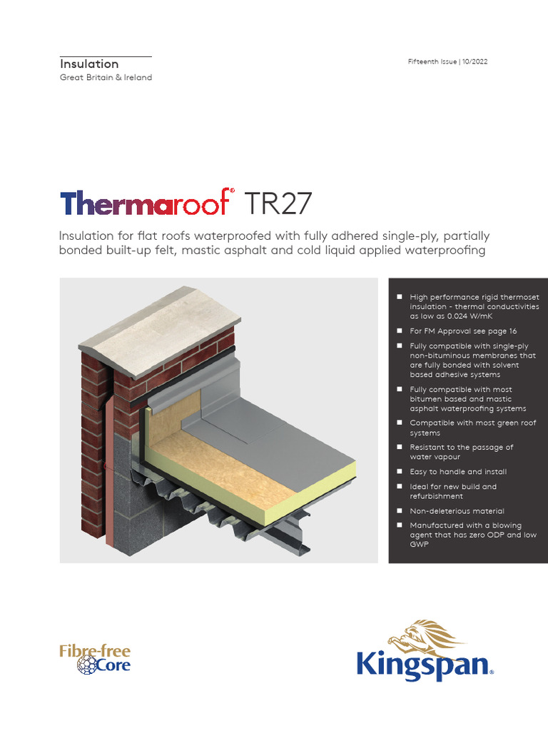 Kingspan Thermaroof tr27 Brochure en GB Ie | PDF | Roof | Building ...