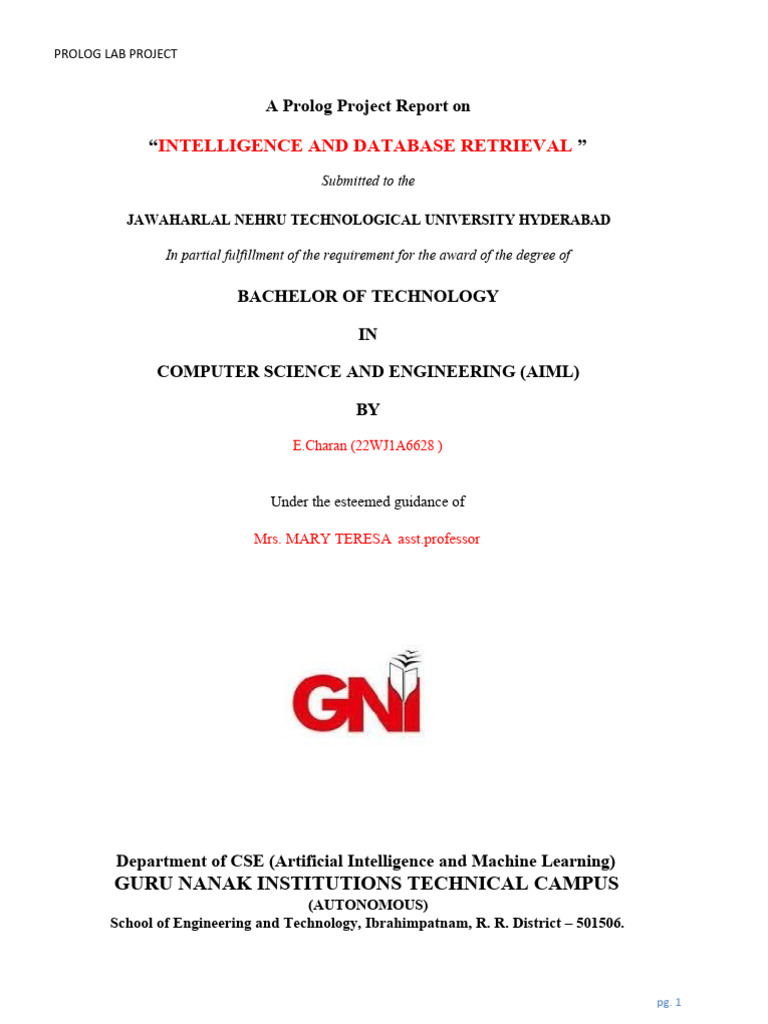 Prolog Project: Intelligence Database Retrieval | PDF | Databases ...