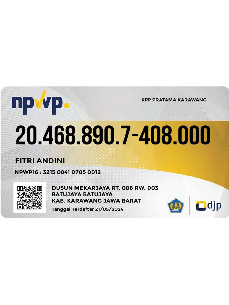 Ereg Pajak Fitri Andini | PDF