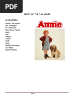 Annie script | PDF | Annie (Musical)
