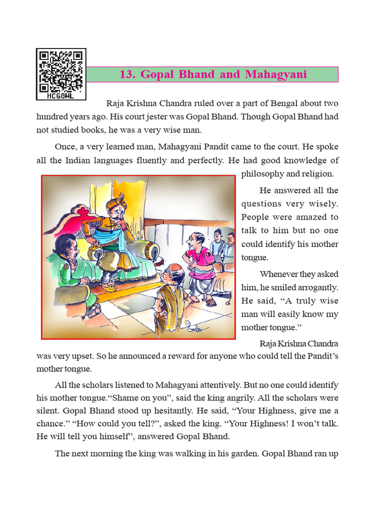 Chhattisgarh Board Class 6 English Chapter 13 | PDF