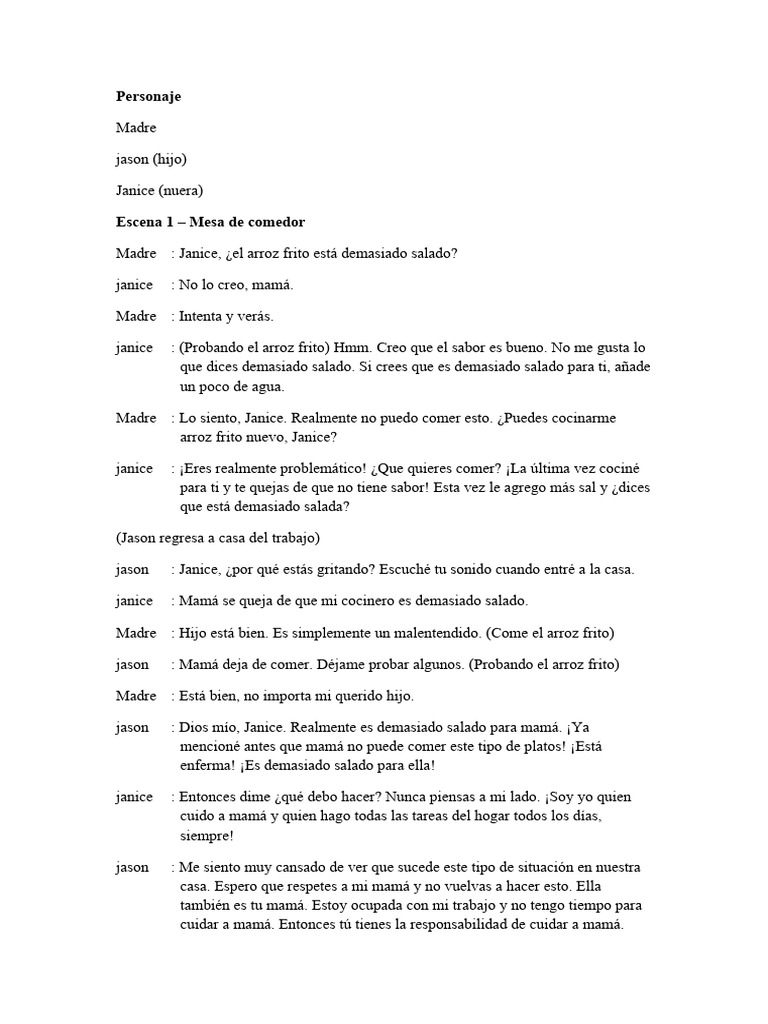 Guión de Juego de Roles (Completo) | PDF