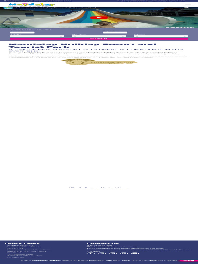 Busselton Beach Resort Accommodation | PDF | Resort | Hospitality Industry