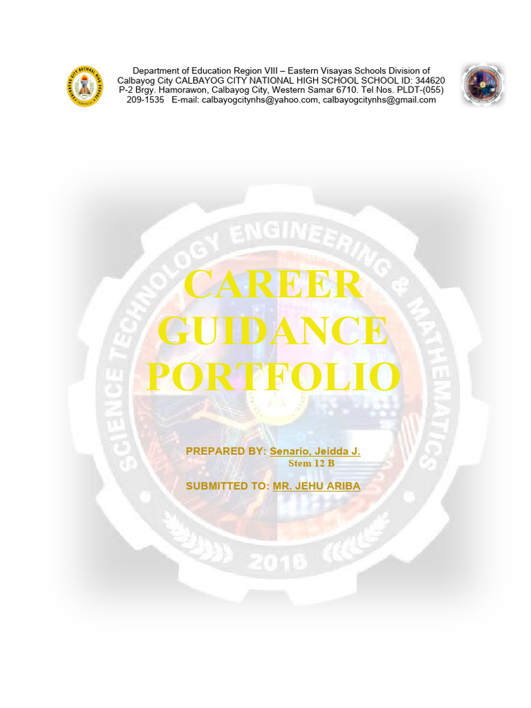 Portfolio On Stem 12 | PDF
