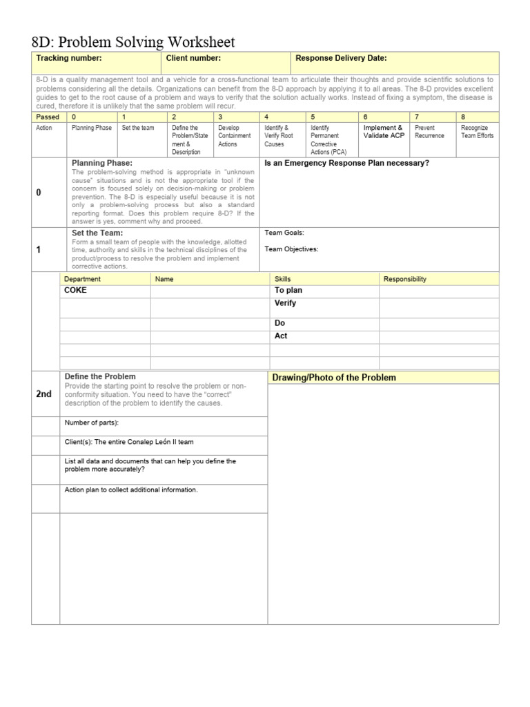 8D S Format | PDF | Cognition