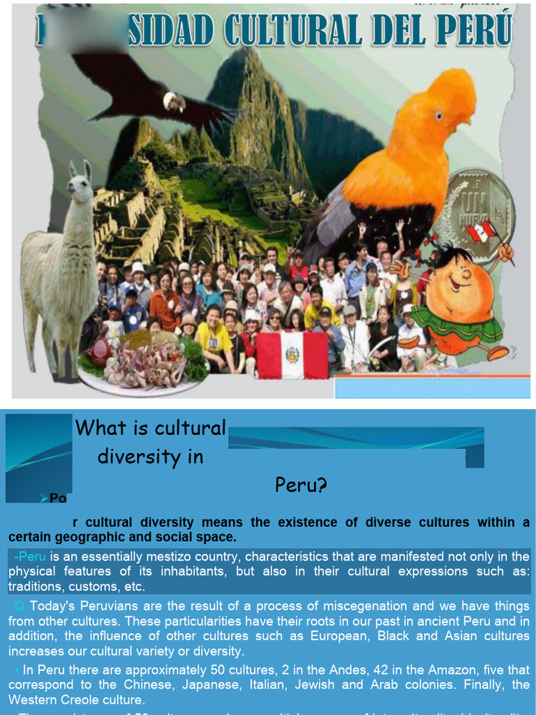 Cultural Diversity | PDF | Peru | Multiculturalism