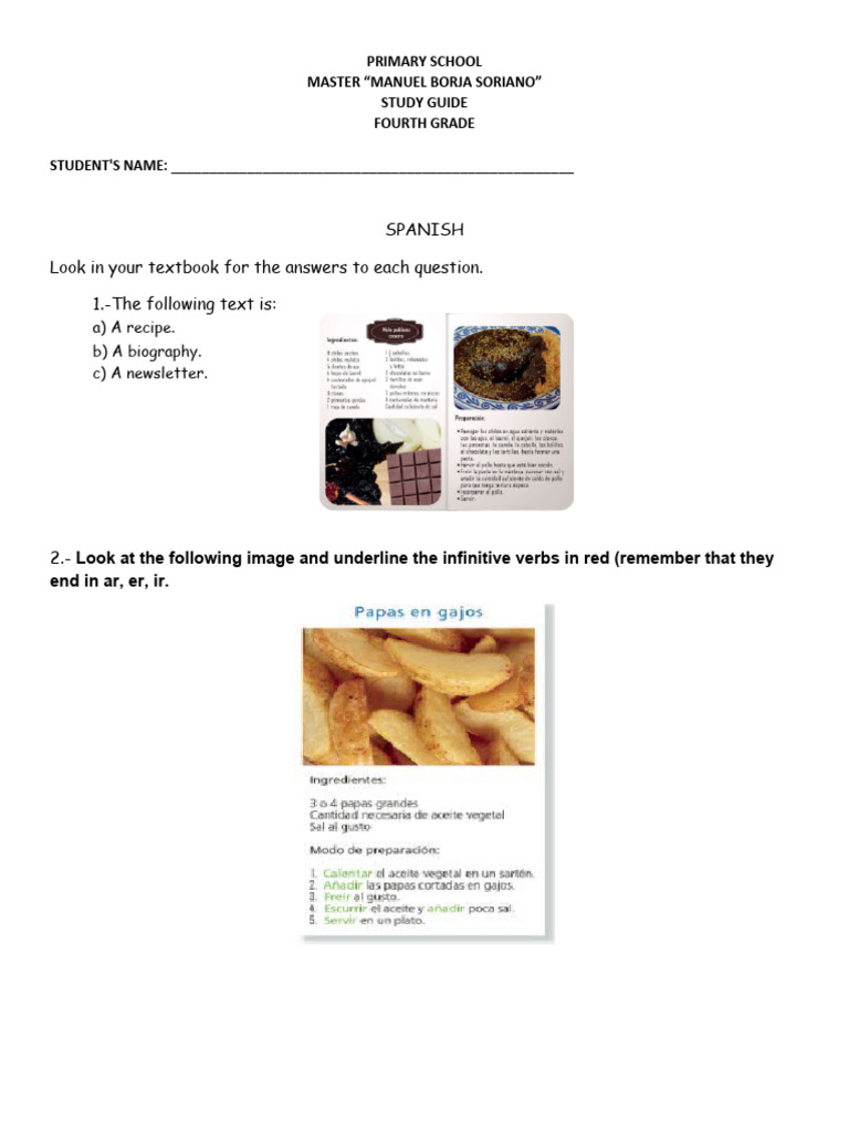 Fourth Grade Study Guide: Spanish & Science | PDF | Mesoamerica