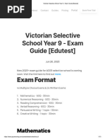 Edutest Practice Test for Year 10-3 | PDF