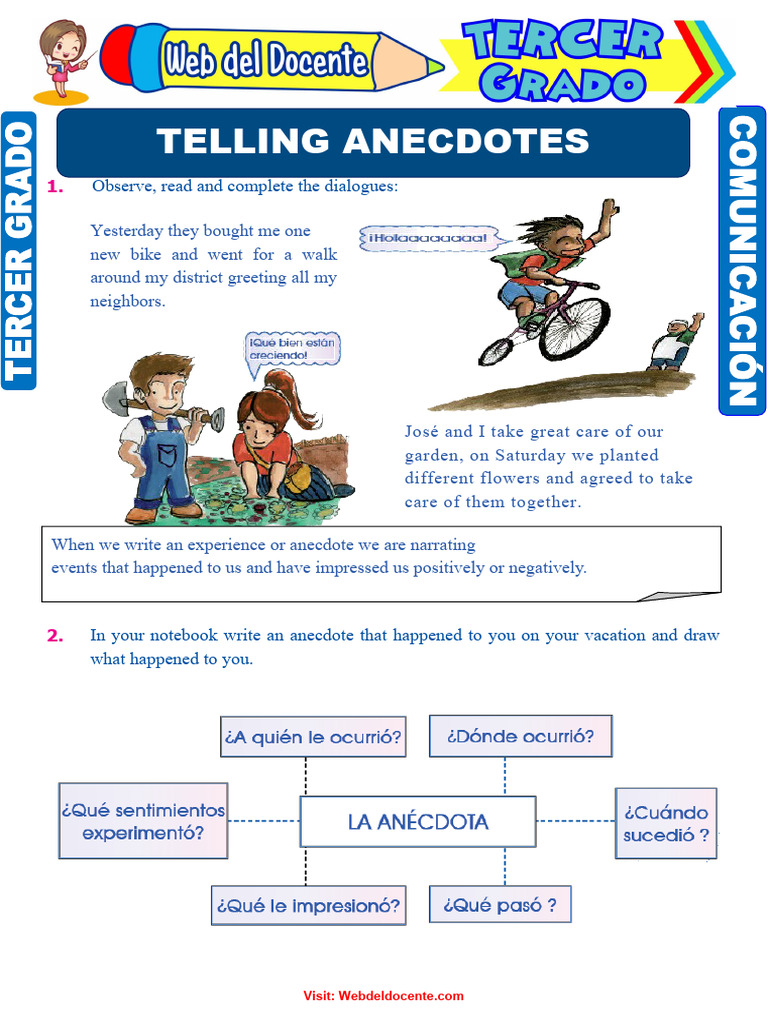 Writing Personal Anecdotes Guide | PDF