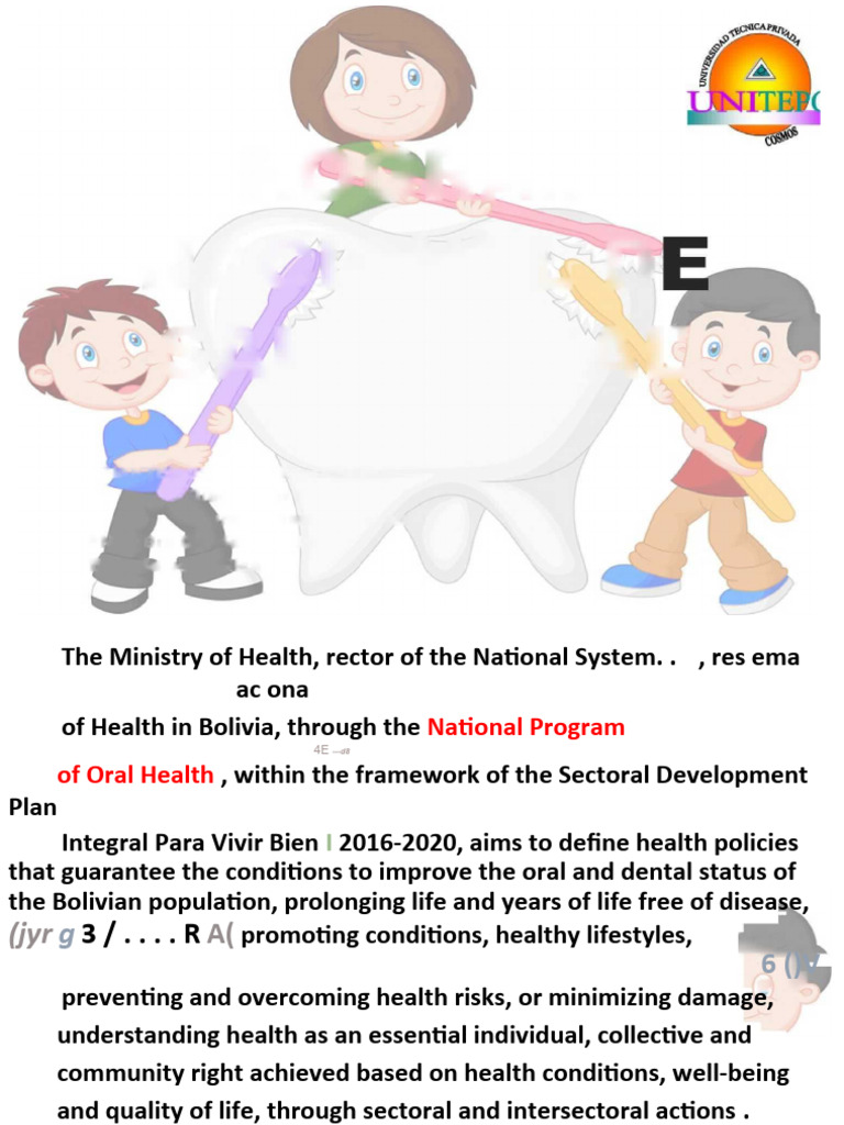 National Oral Health Program | PDF | Human Tooth | Oral Hygiene
