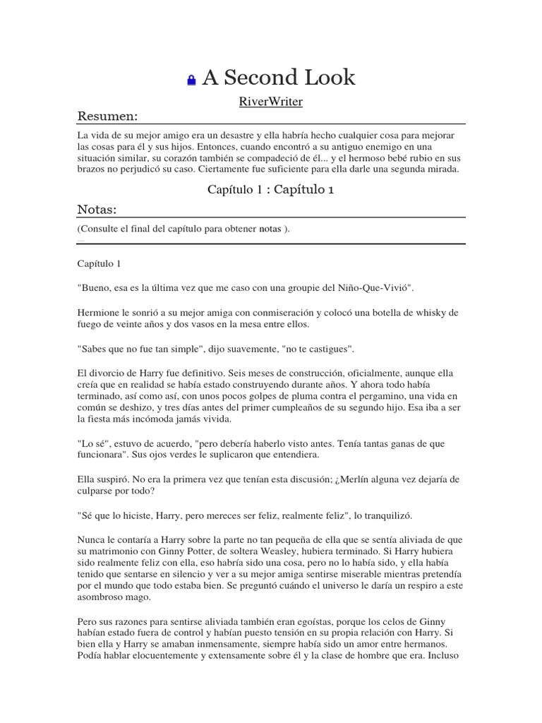 A Second Look | PDF | Harry Potter