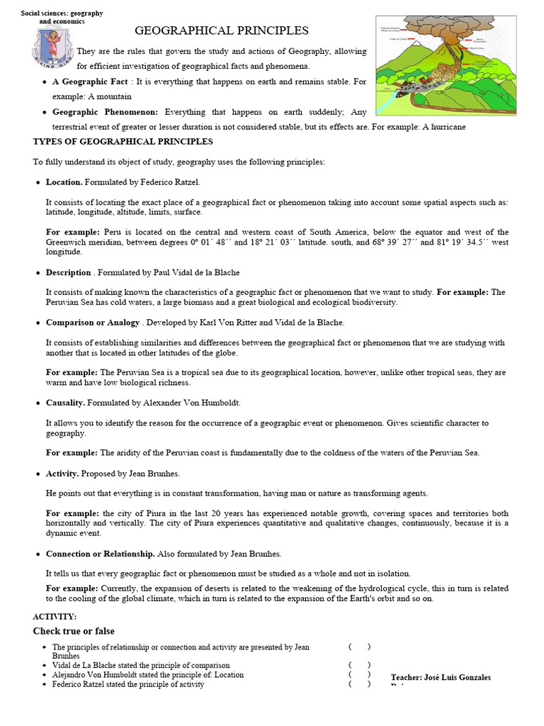 Geographic Principles | PDF | Geography | Earth Sciences