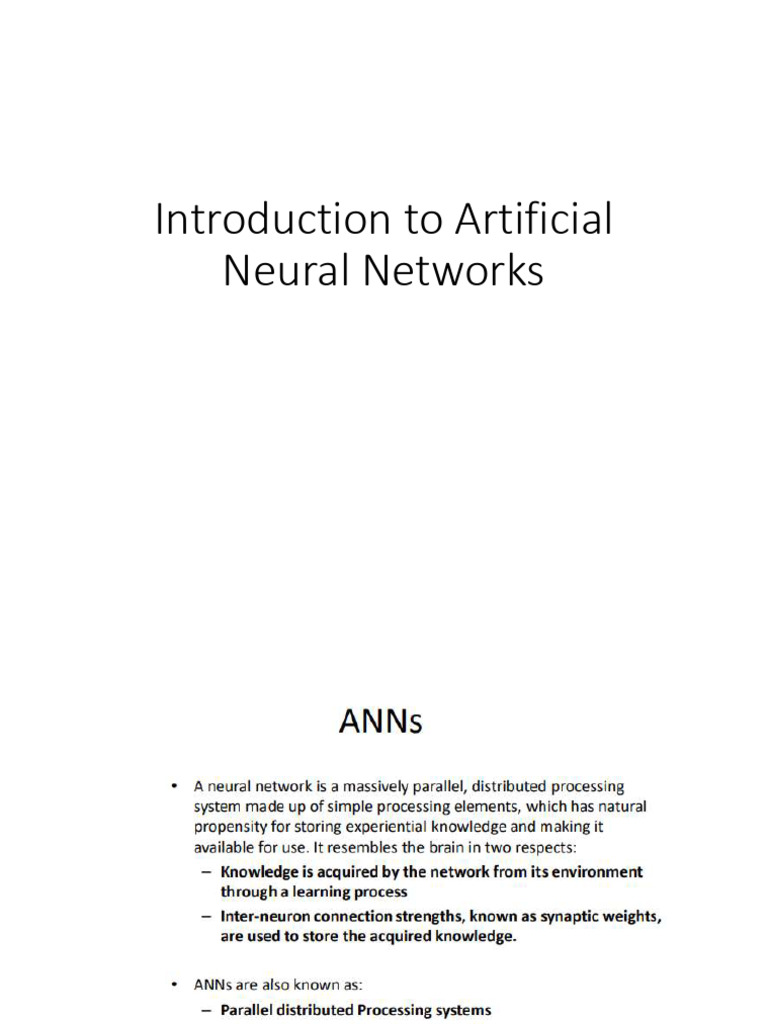 Artificial Neural Networks | PDF | Computational Science | Cognitive Science