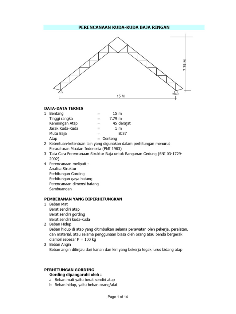 Hitunga Baja Ringan | PDF